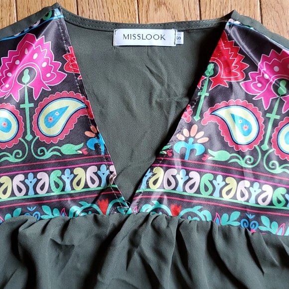 MISSLOOK | Tops | Never Worn Funky Top | Poshmark